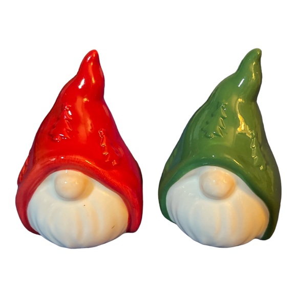 Holiday | Ceramic Christmas Gnomes Set Of 2 | Poshmark